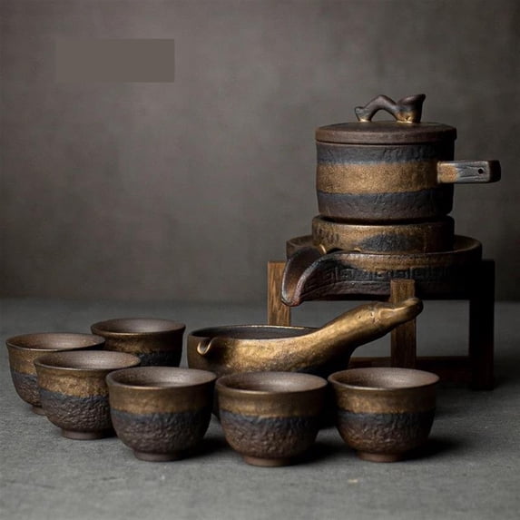 Chinese Teaware Sets Drinkware Japanese Ceramic Teapot With 6 Cups A ...