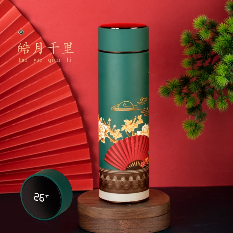 Chinese Thermal Water Bottle Thermos Display Temperature Vacuum Flask ...