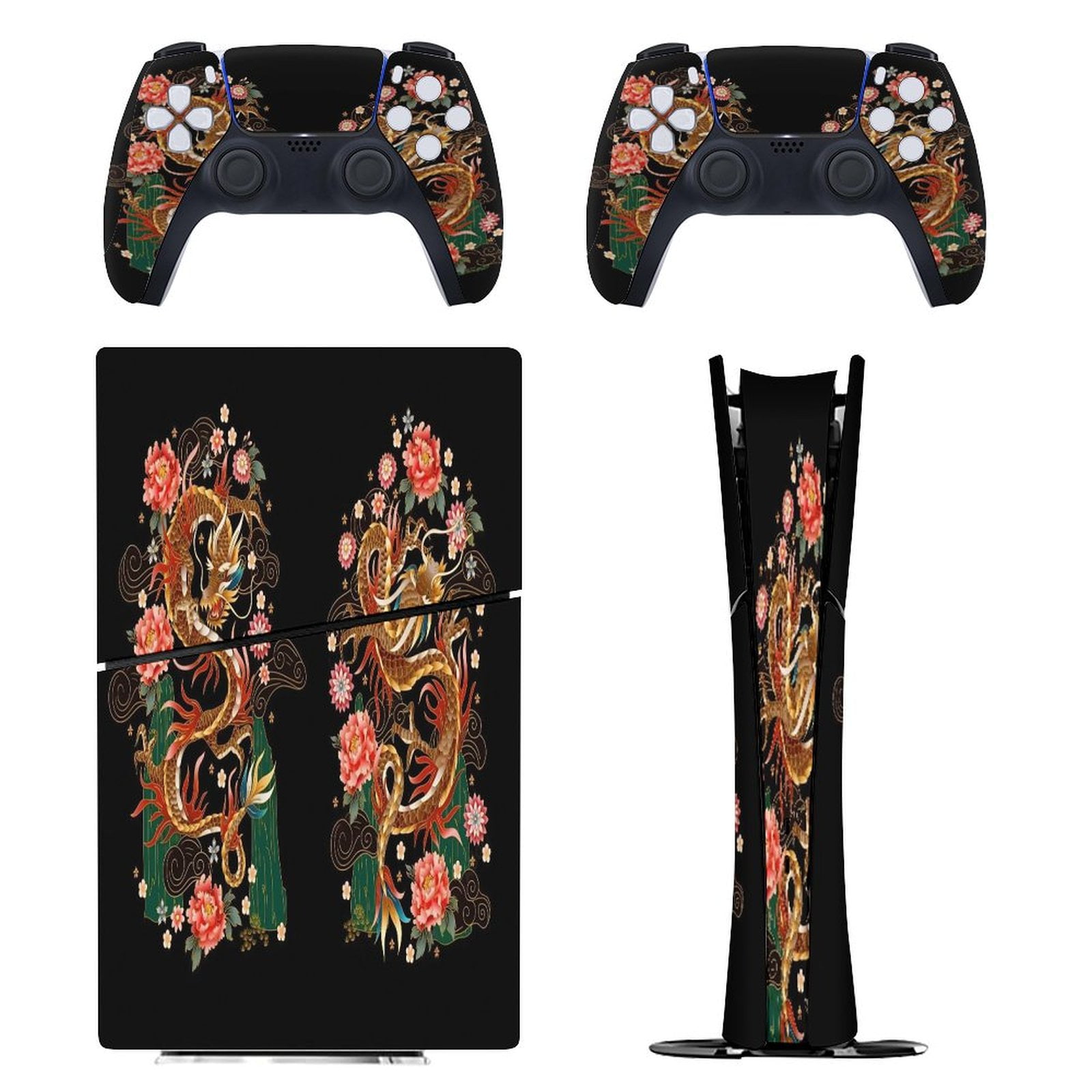 Chinese Traditional Dragons PS5/PS5 Pro/PS5 Slim Digital Disc Skin ...