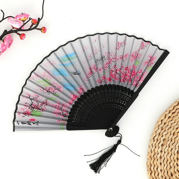 Chinese Traditional Elegant Antique Folding Fan, Dance Fan For ...