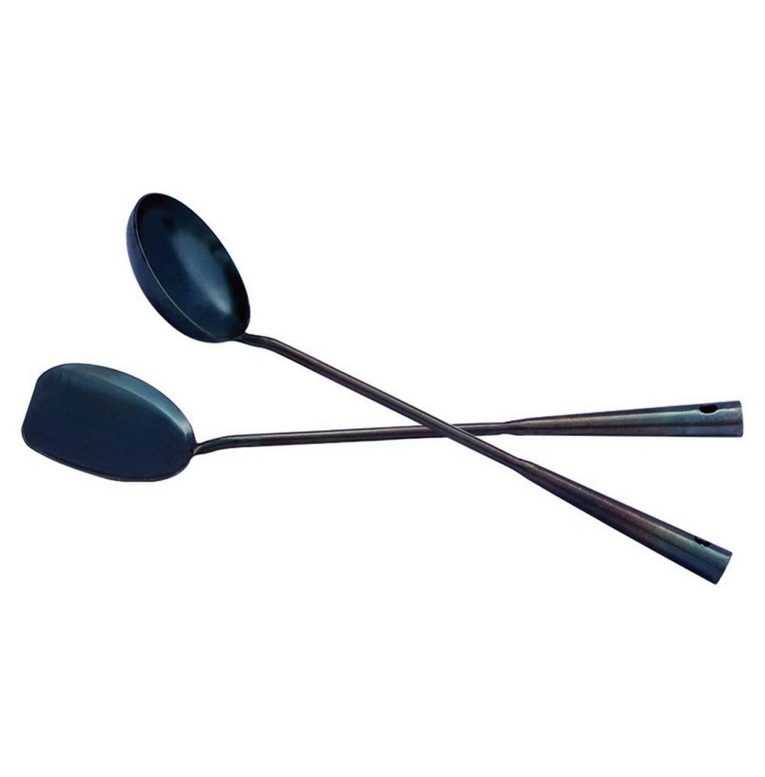 Chinese Traditional Hand Hammered Iron Spatula and Ladles Set - Walmart.com