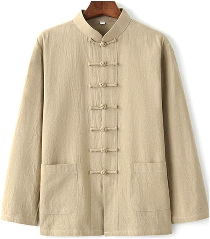 Chinese Traditional Kung Fu Clothes Cotton Linen Tai Chi Uniform Men ...