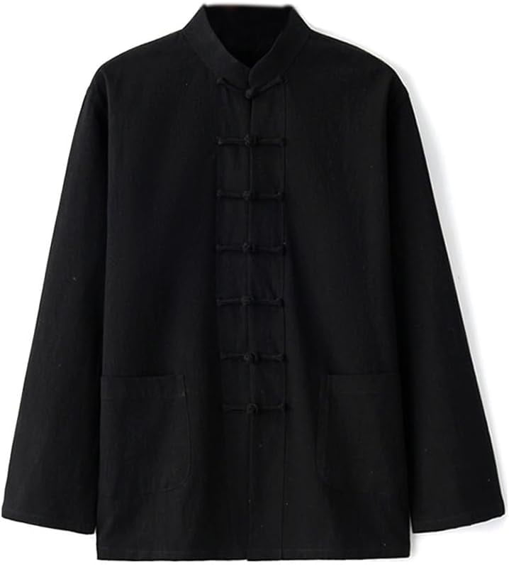 Chinese Traditional Kung Fu Clothes Cotton Linen Tai Chi Uniform Men ...