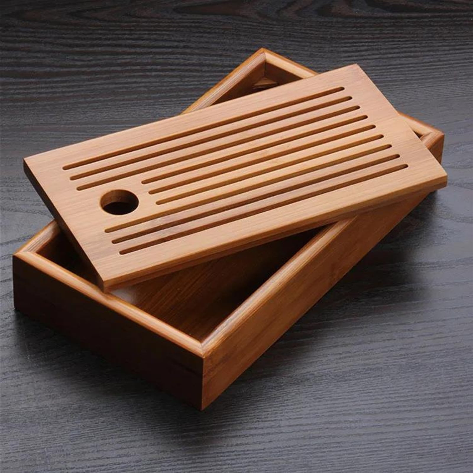 Chinese Traditions Bamboo Tea Tray Solid Bamboo Tea Board Kung Fu Tea ...