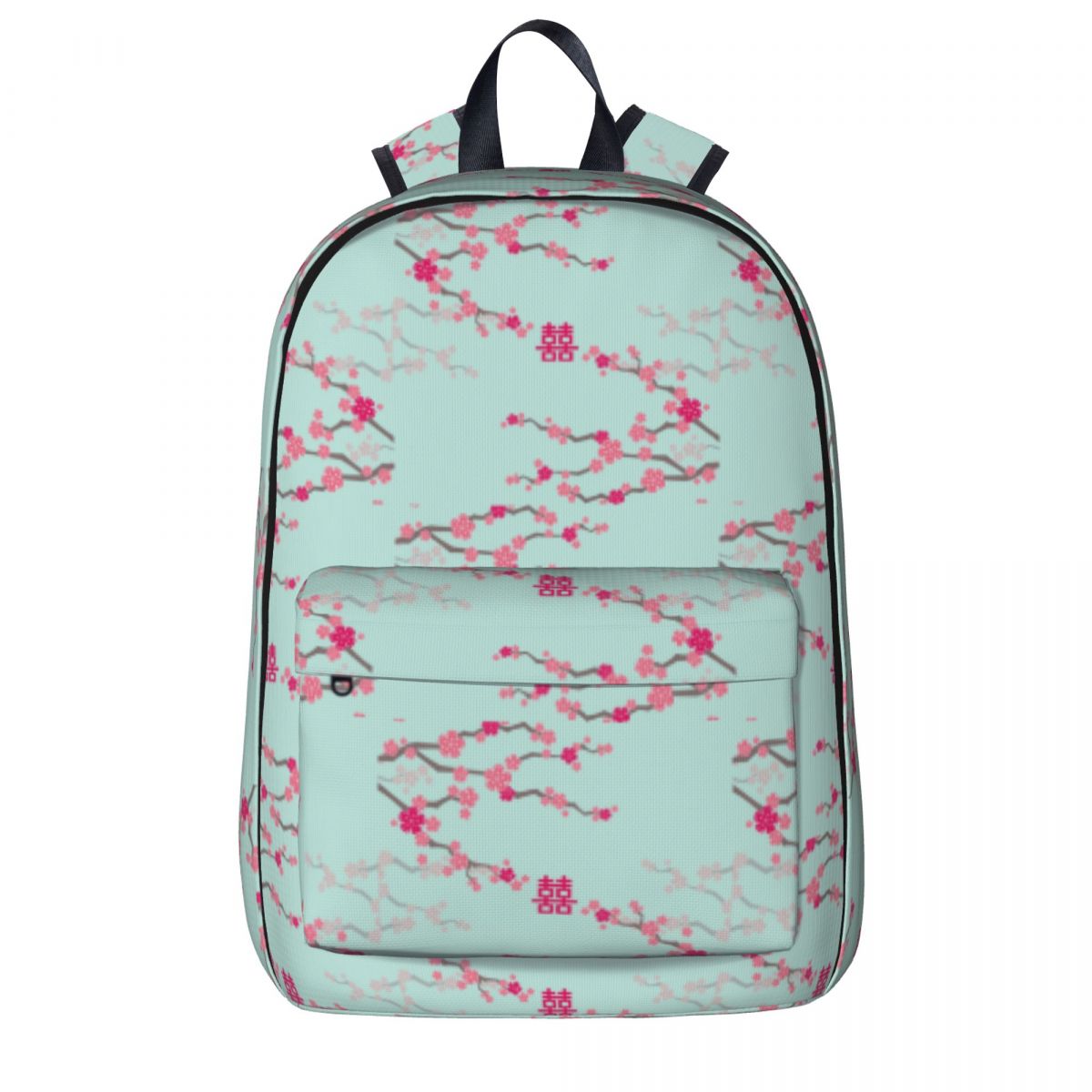 Chinese Wedding Double Happiness Japanese Sakura Backpacks Student Book ...