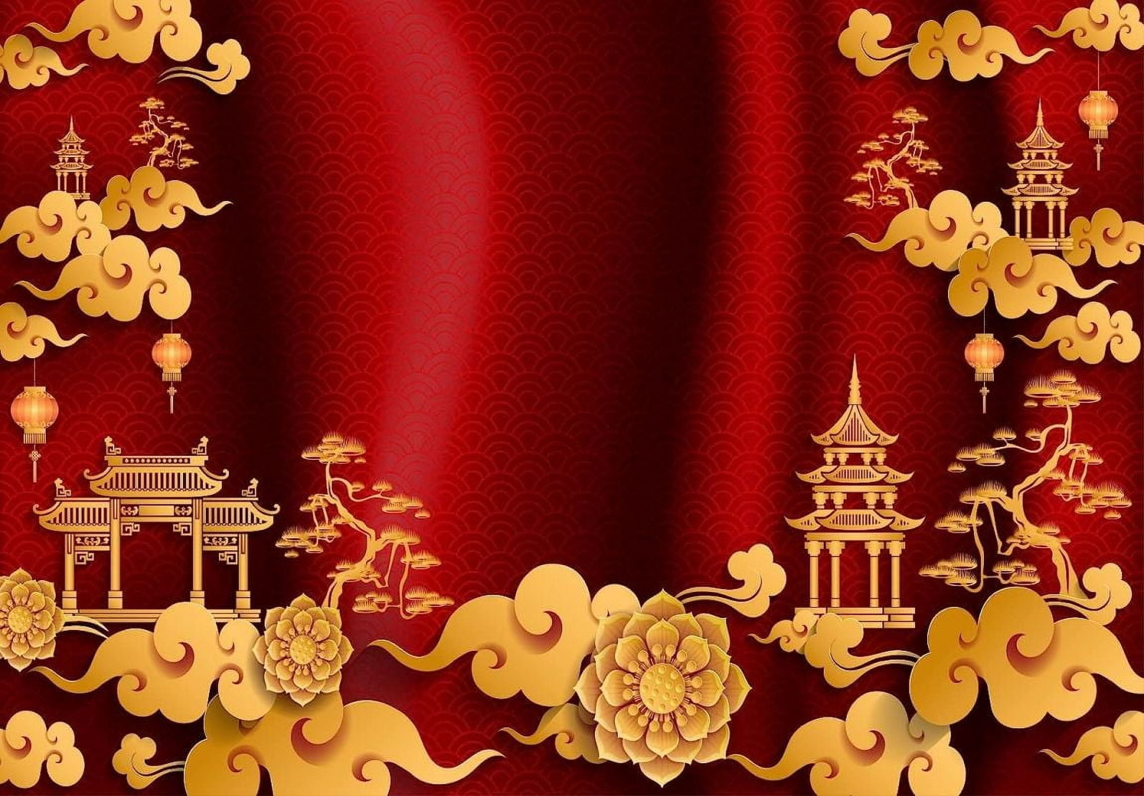 Chinese Wedding Photography Style Wedding ration Backdrops Red Stage ...