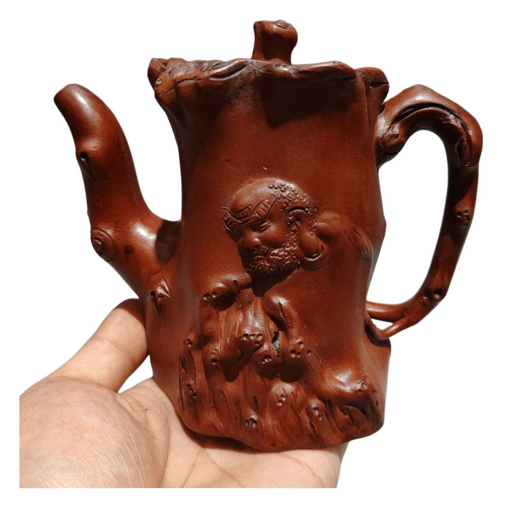 Chinese Yixing Zisha Clay Teapot Oriental Lovely Buddha Figure Tree ...