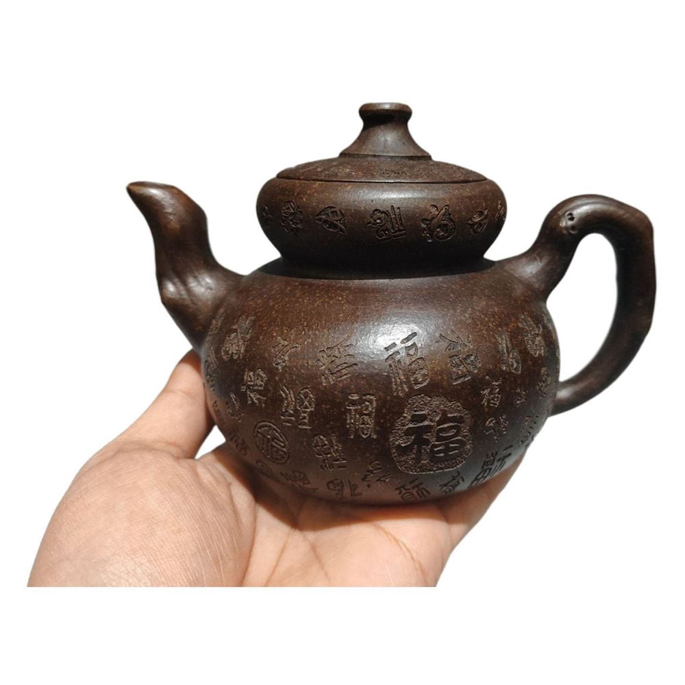 Chinese Yixing Zisha Clay Teapot Oriental Lovely Gourd Calabash Hulu ...