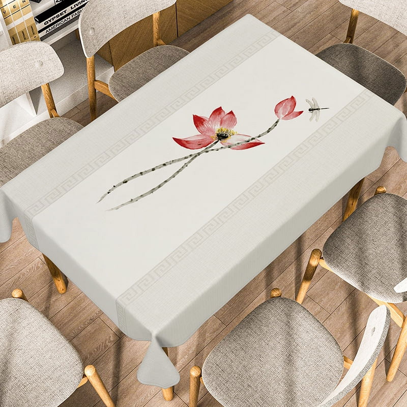 Chinese Zen Ancient Style Landscape Painting Tablecloth Home Table ...