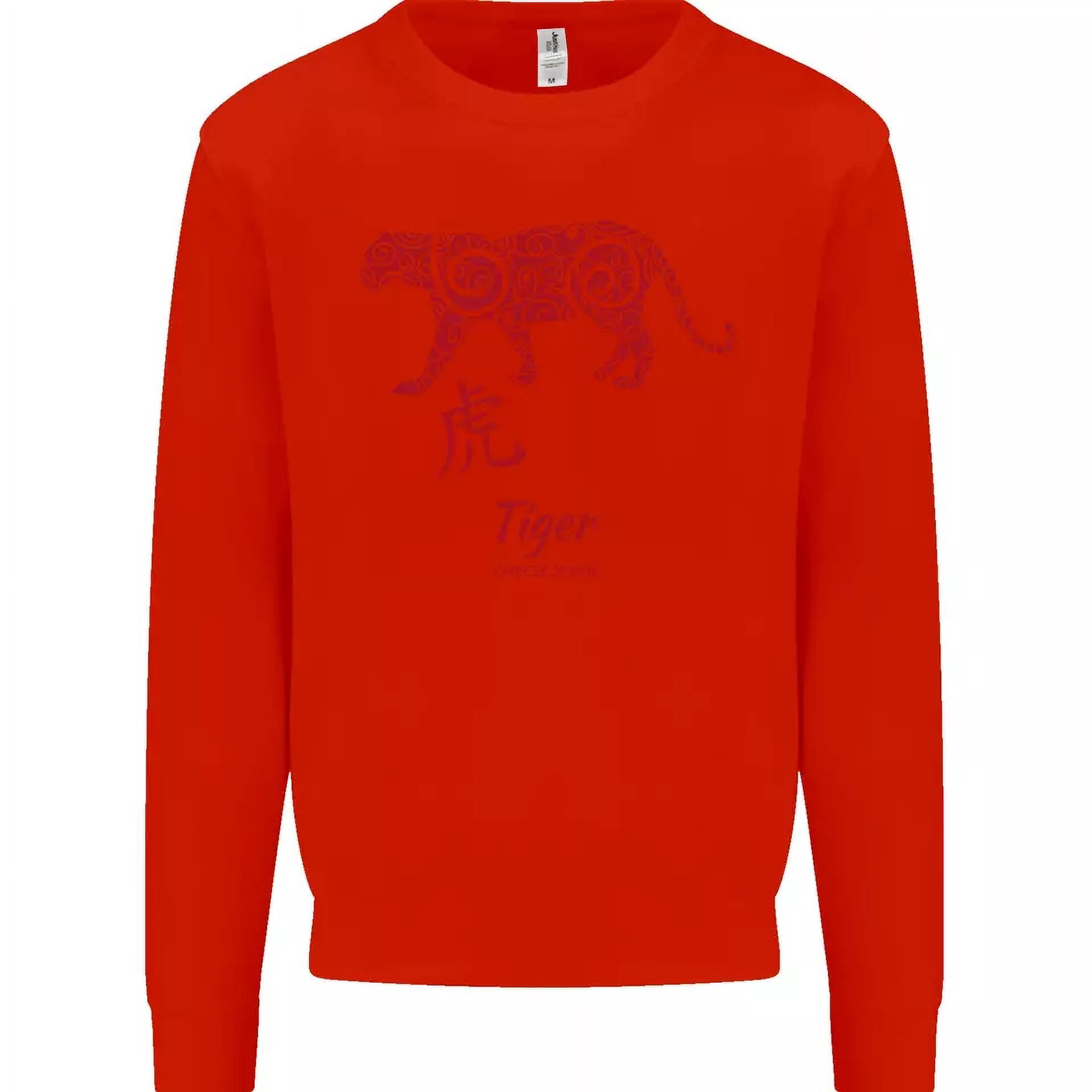 Chinese Zodiac Shengxiao Year of the Tiger Mens Sweatshirt Jumper ...