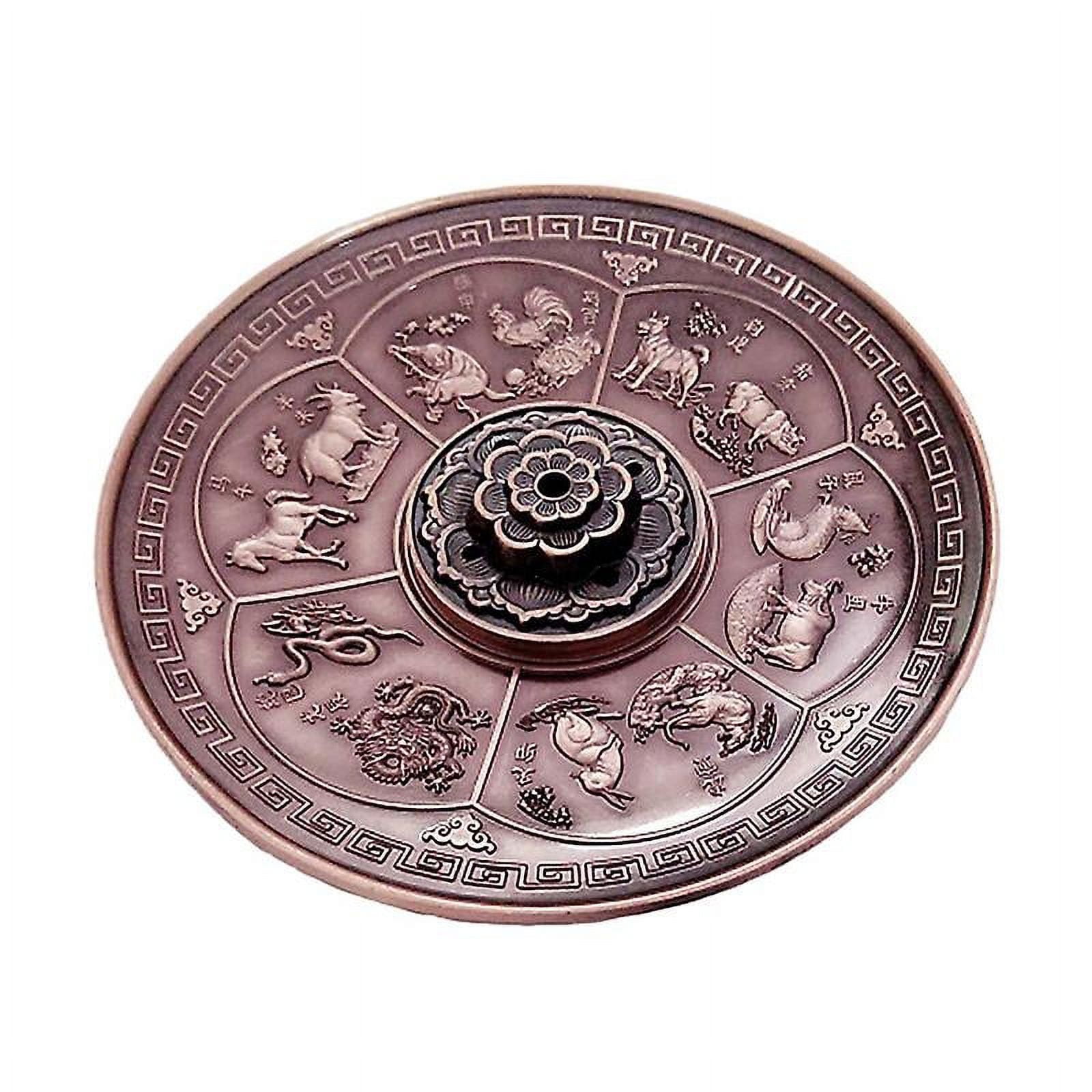 Chinese Zodiac Sign Animal Incense Holder Censer Plate Sticks Cone ...