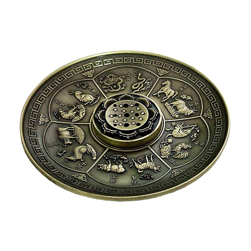 Chinese Zodiac Sign Animal Incense Holder Censer Plate Sticks Cone ...
