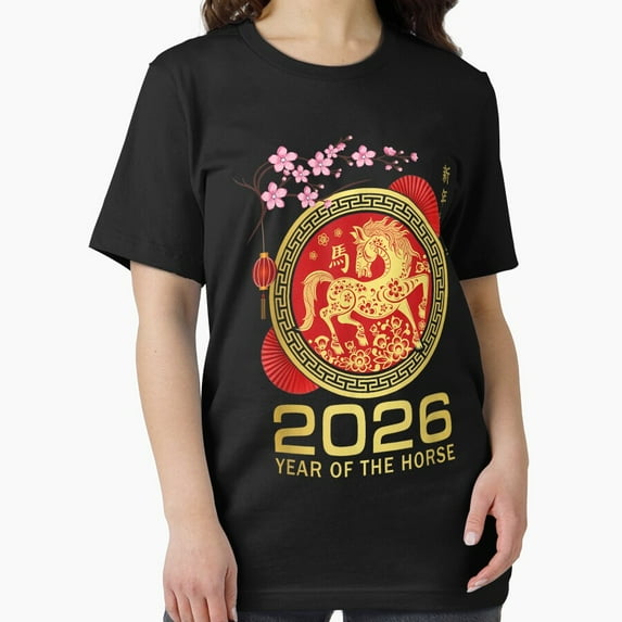 Chinese Zodiac Sign Year Of The Horse Astrological Unisex T-Shirt up to ...