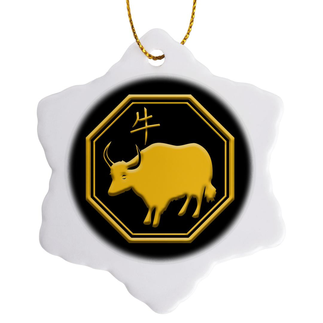 3drose, Chinese Zodiac Symbols. Yellow on Black Image. the Year of the ...