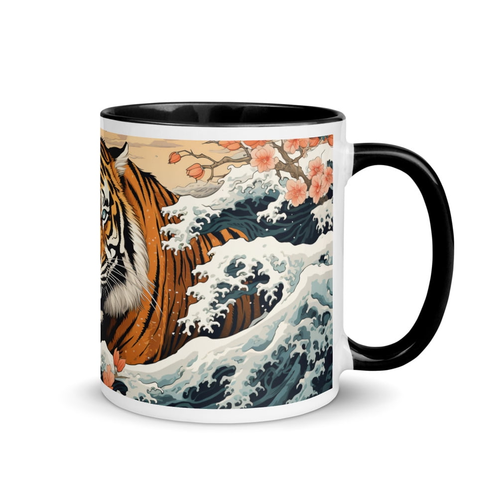 Chinese Zodiac Tiger Mug, Tiger Horoscope Coffee Mug (Black) - Walmart.com