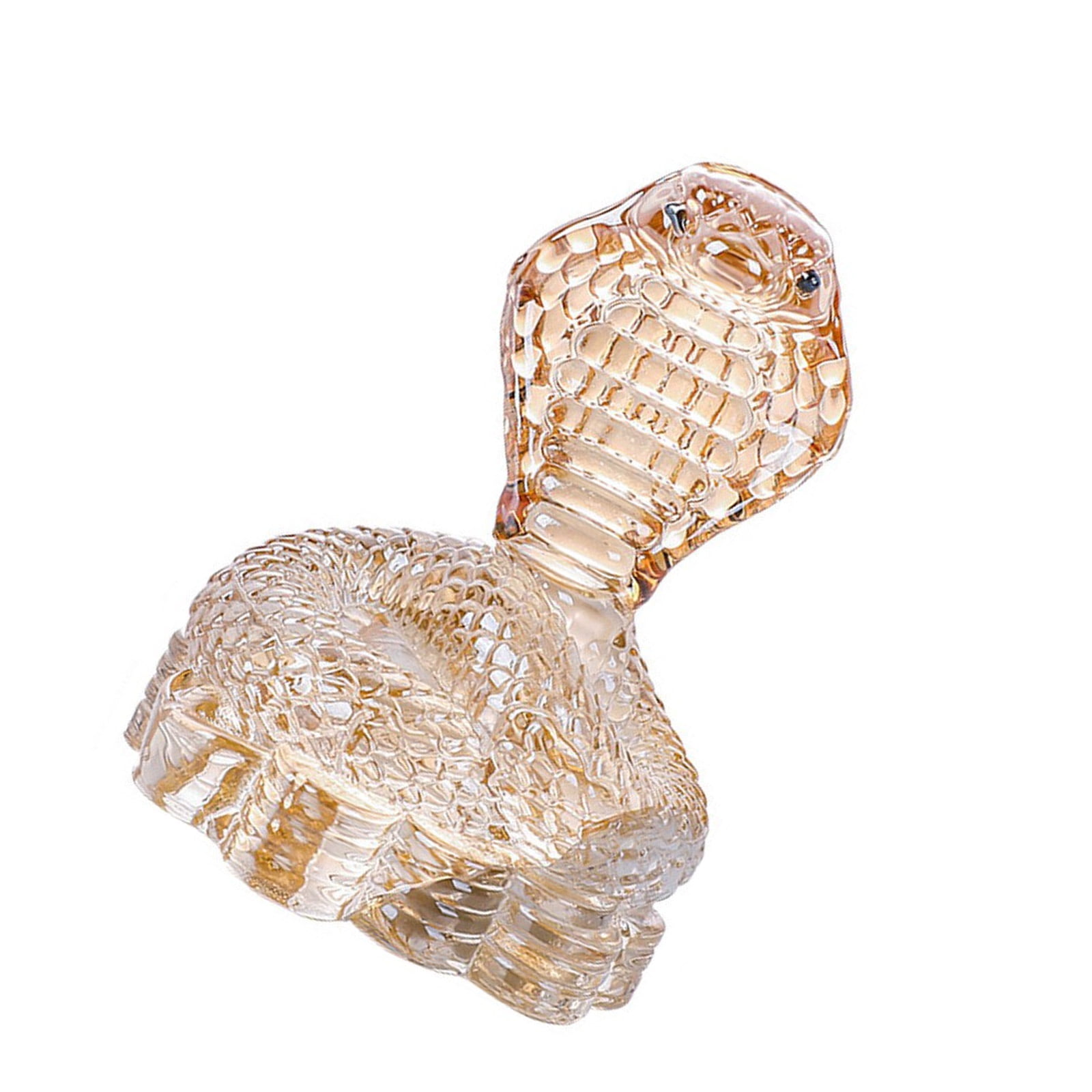 Chinese Zodiacs New Year Crystal Snake Sculpture Glass Figurine ...