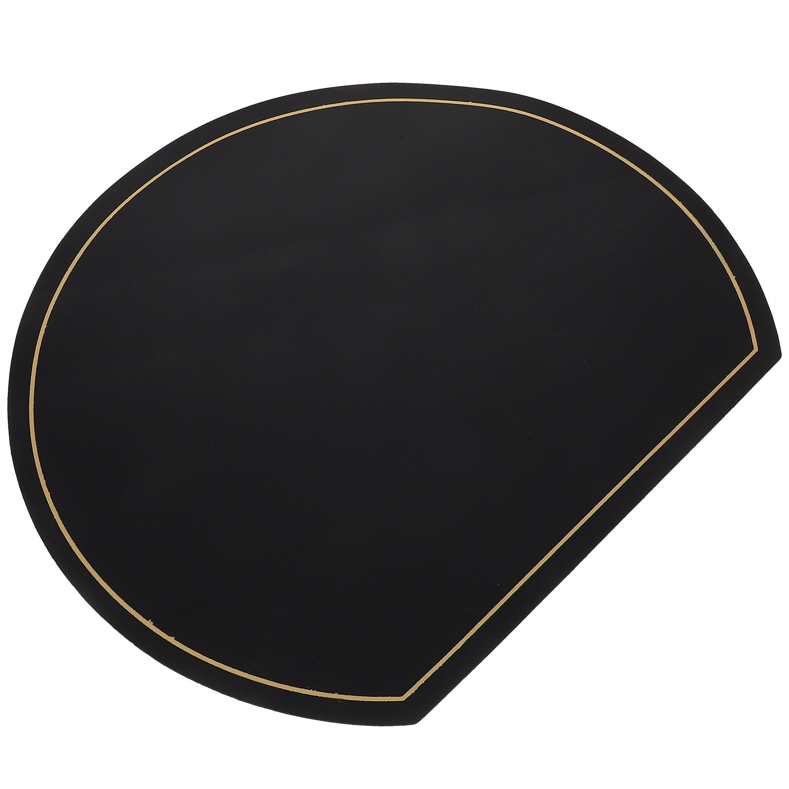 Black PU Leather Table Mat for Dining, Heat Resistant and Easy to .87 x ...