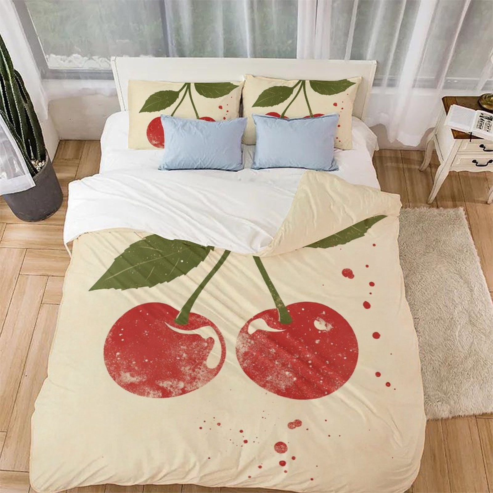 Chinese cherry 3D Printed Bedding Set Comforter Covers Duvet Cover ...