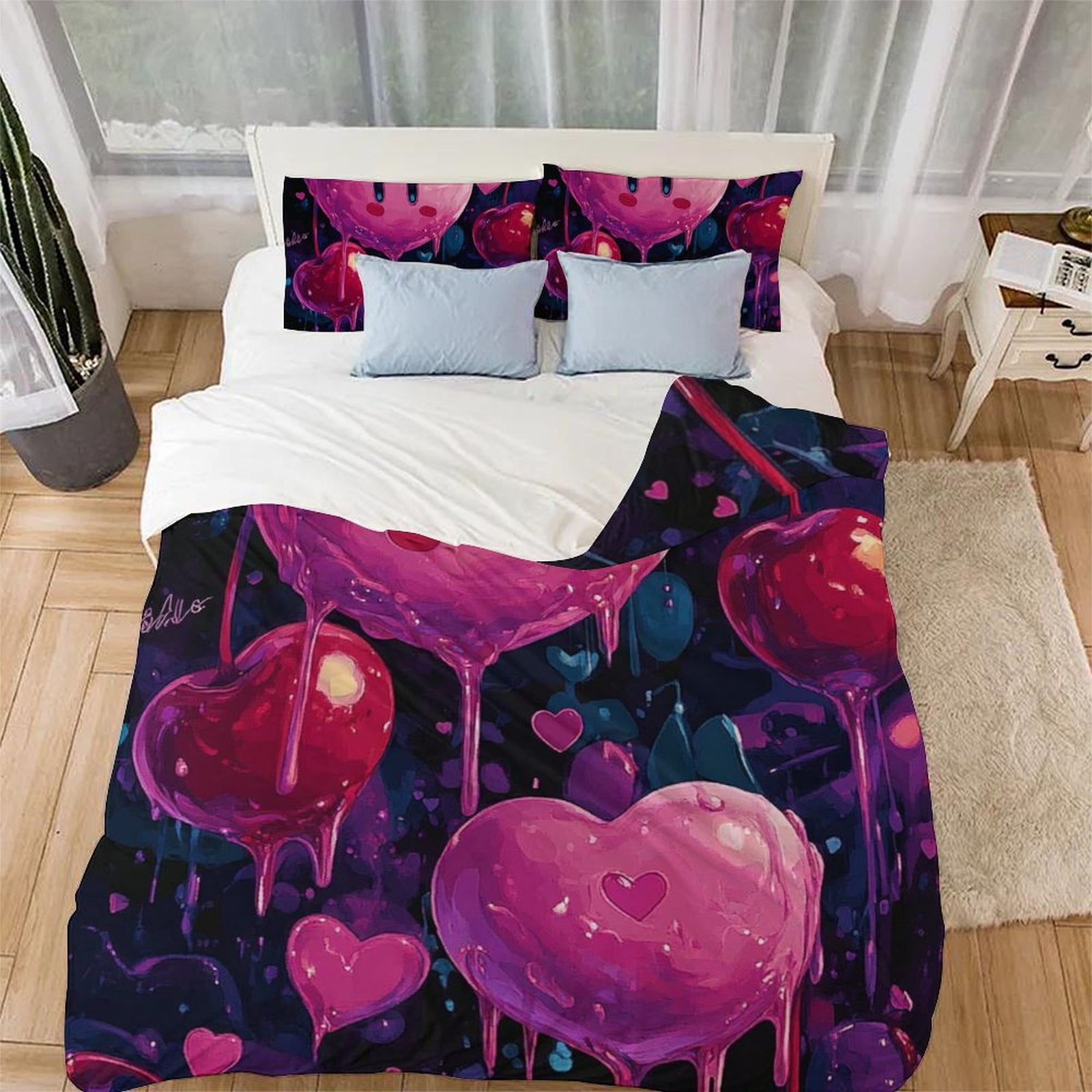 Chinese cherry 3D Printed Duvet Cover Quilt Cover Comforter Covers ...