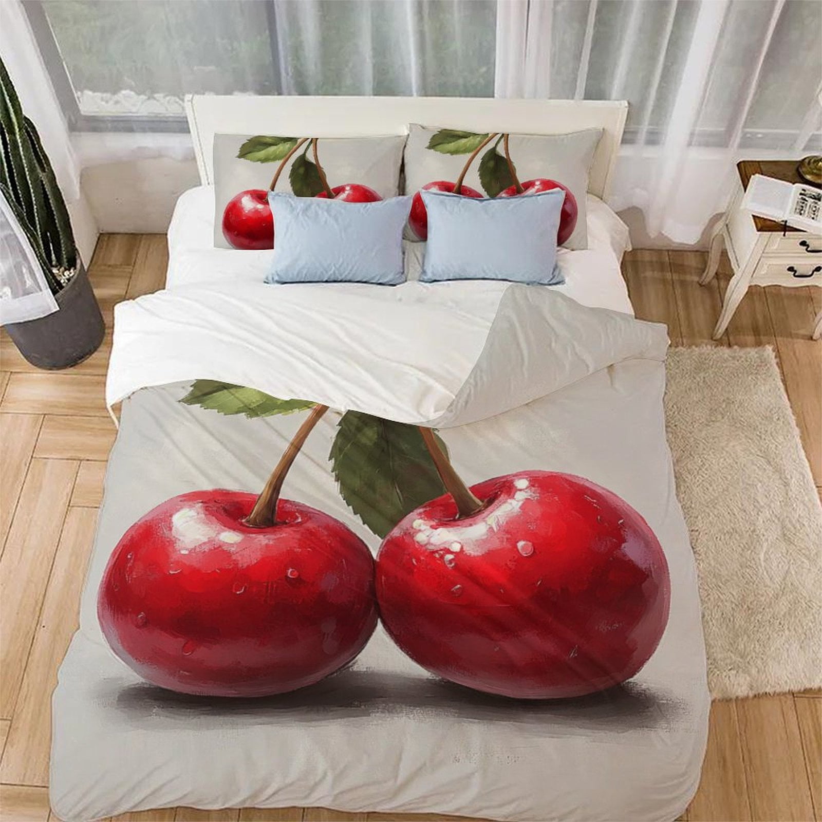 Chinese cherry 3D Printed Quilt Cover Duvet Cover Comforter Covers ...