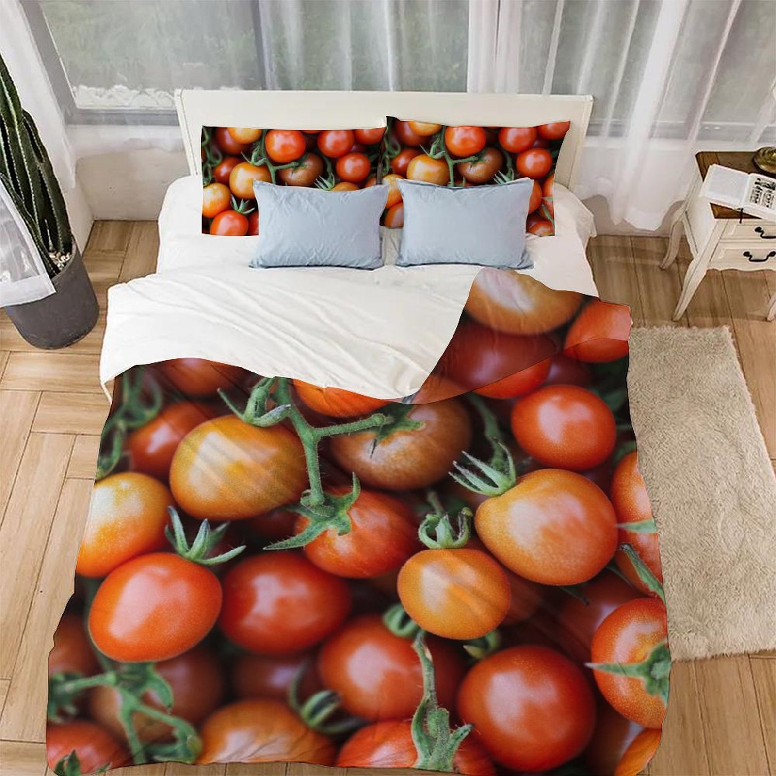 Chinese cherry Bedding Set Duvet Cover 3D Printed Quilt Cover Comforter ...
