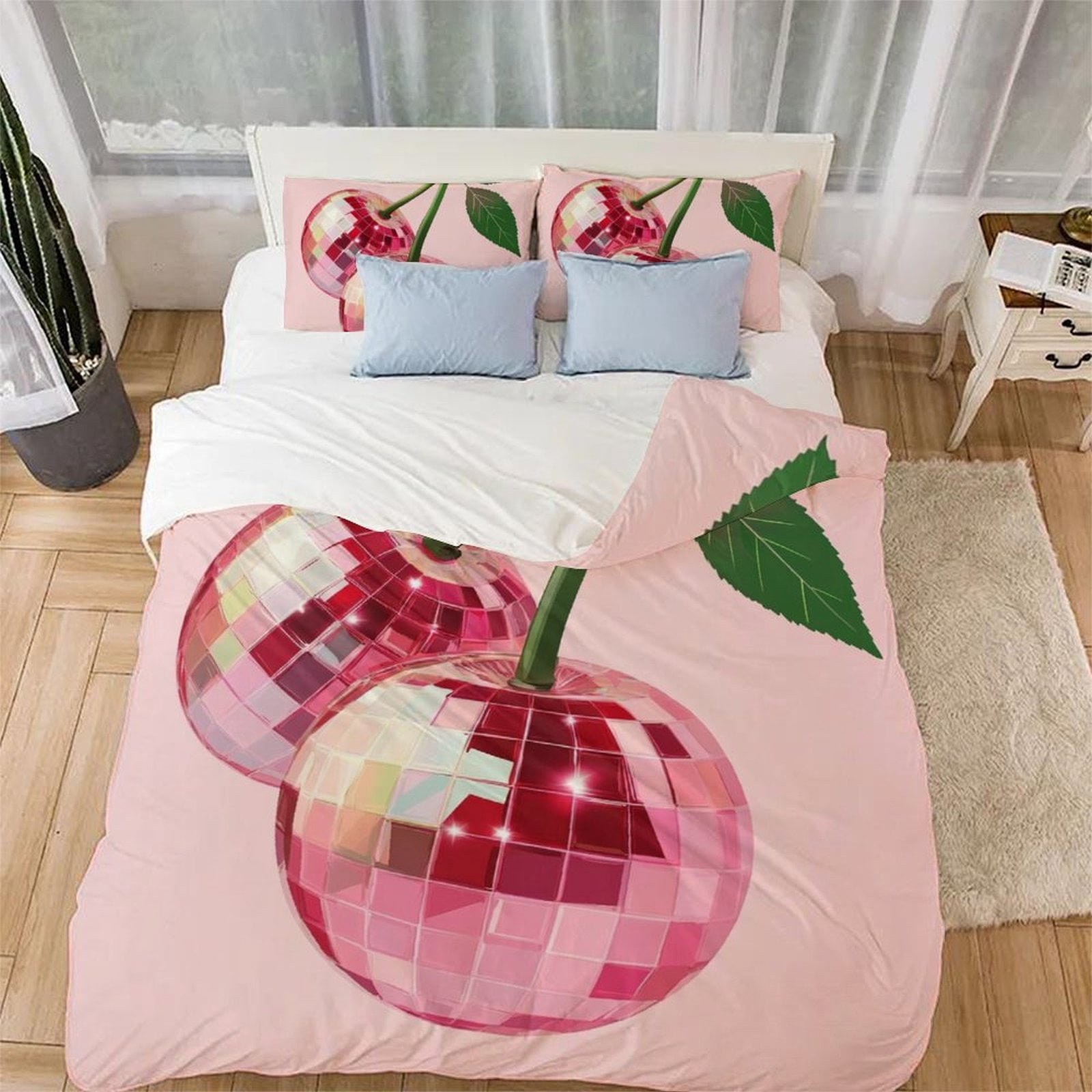 Chinese cherry Comforter Covers 3D Printed Bedding Set Quilt Cover ...