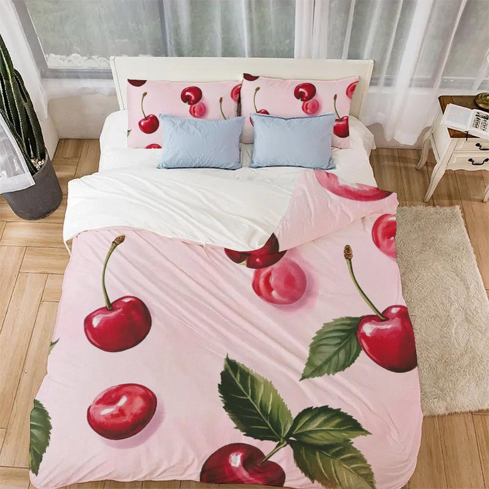 Chinese cherry Comforter Covers 3D Printed Duvet Cover Bedding Set ...