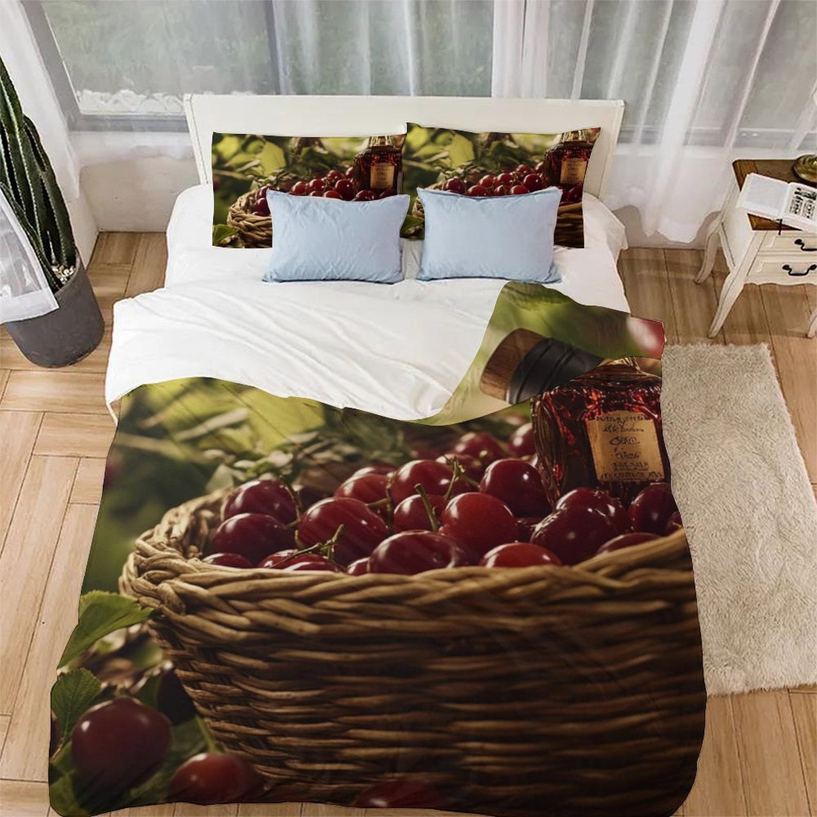 Chinese cherry Comforter Covers Duvet Cover 3D Printed Bedding Set ...