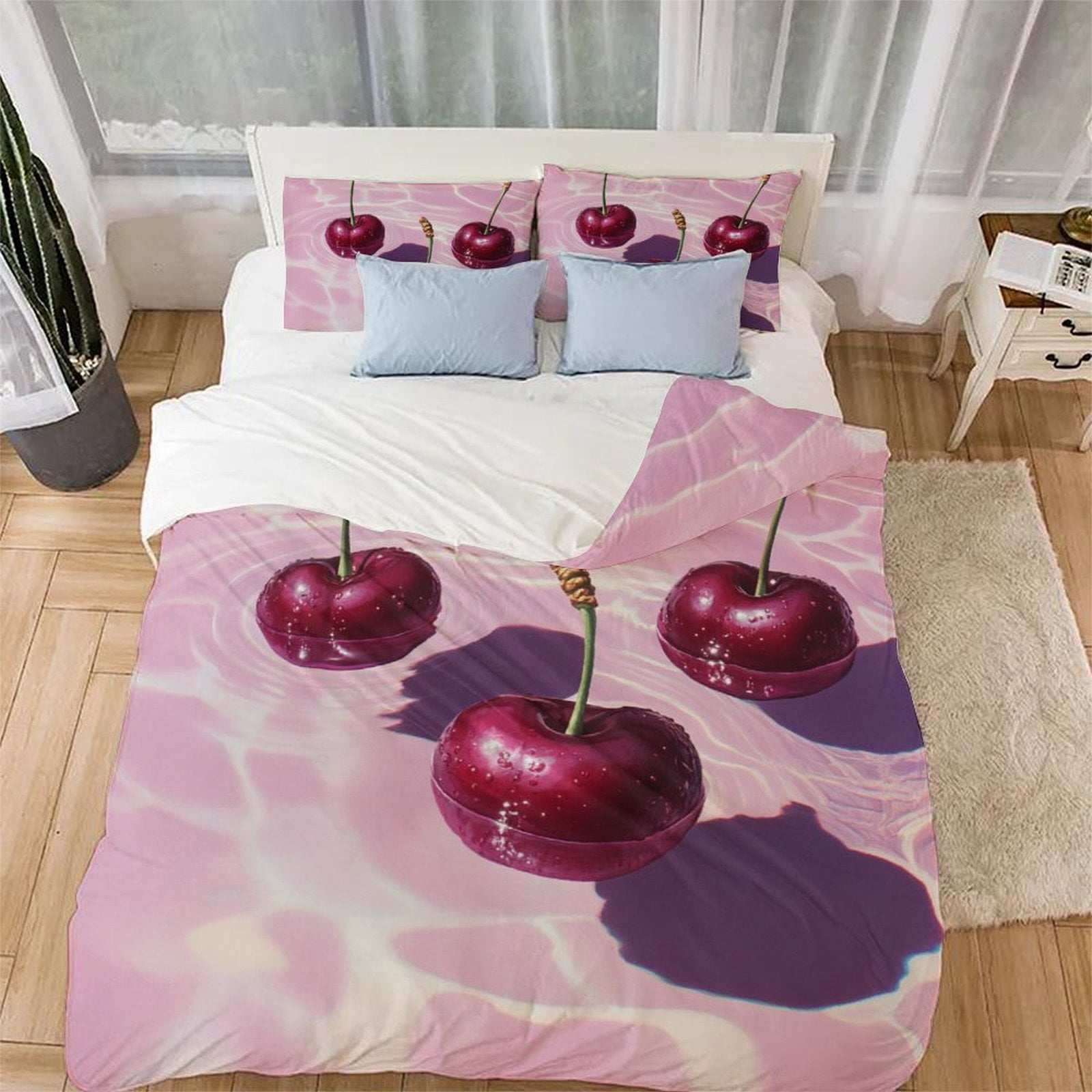Chinese cherry Comforter Covers Duvet Cover 3D Printed Bedding Set ...