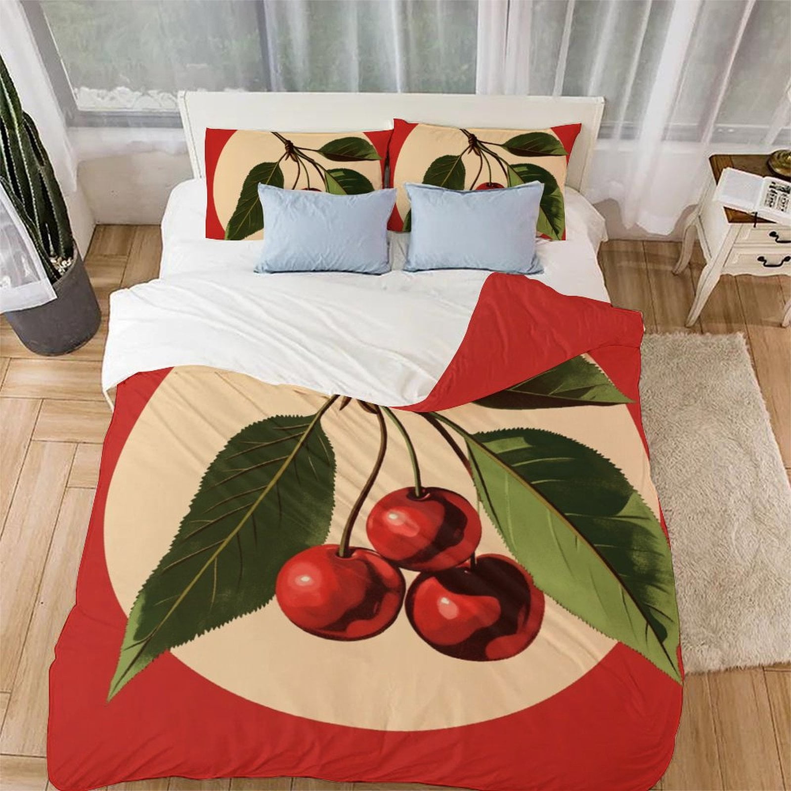Chinese cherry Comforter Covers Duvet Cover 3D Printed Bedding Set ...