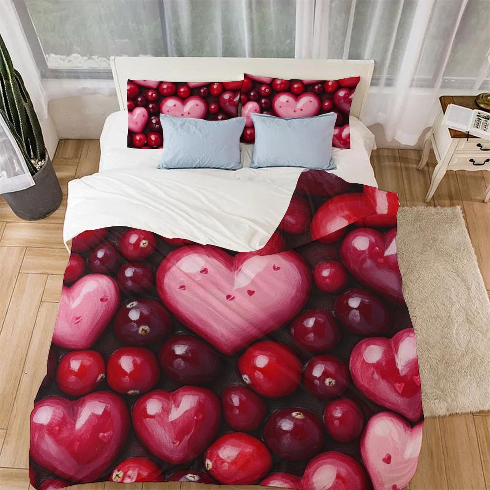 Chinese cherry Comforter Covers Duvet Cover 3D Printed Bedding Set ...