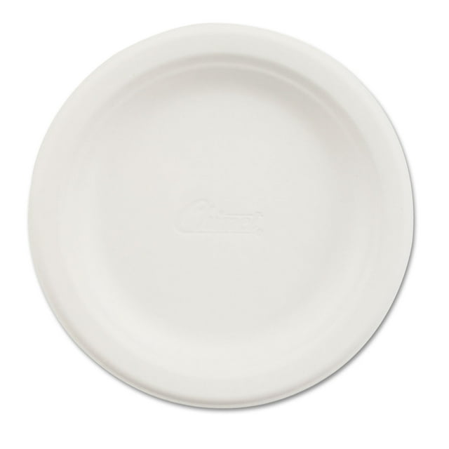 Chinet Paper Dinnerware Plate 6" dia White 1000/Carton 21225 - Walmart.com