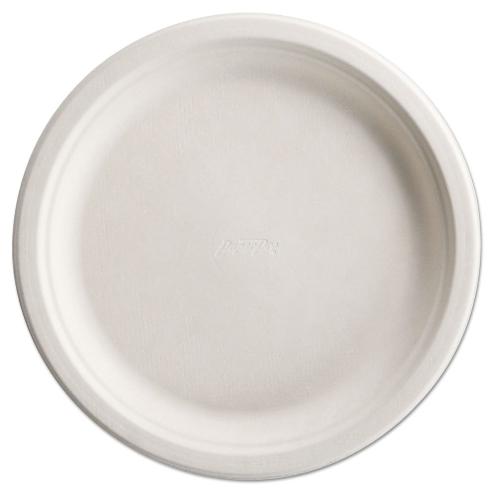 Chinet PaperPro Naturals Fiber Dinnerware Plate 10 1/2" Round Natural ...