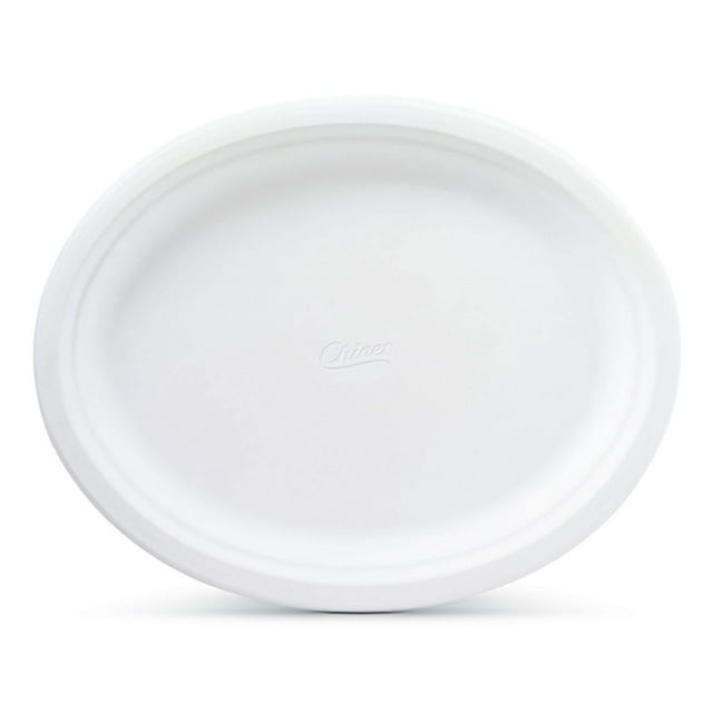 Chinet Classic 12 5/8-inch x 10-inch Paper Platter, 100-count - Walmart.com