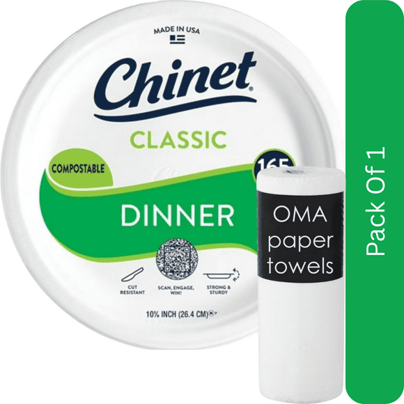Chinet Plates in Disposable Tableware - Walmart.com