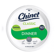 AJM Green Label Paper Plates, 9", White, Box Of 1,200 Plates - Walmart.com