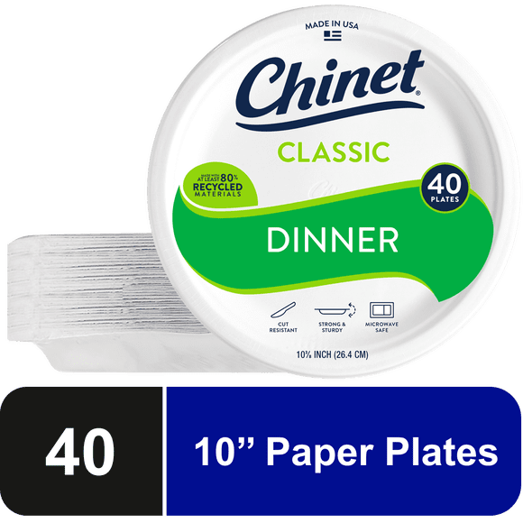 Chinet Plates in Disposable Tableware - Walmart.com