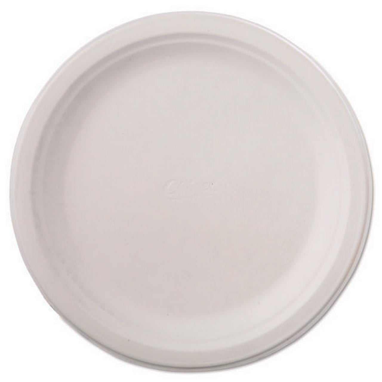 Chinet Classic White Disposable Paper Plates, 8 3/4", 125 Count, (Pack ...