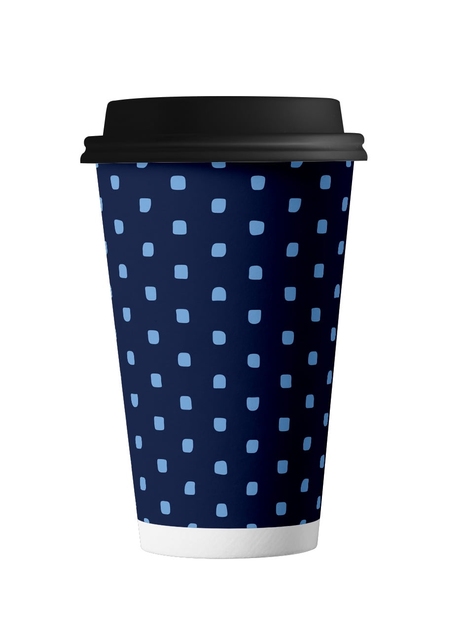 Chinet Disposable Insulated Go Coffee Comfort Cup with Lids, 16 oz, 18 ...