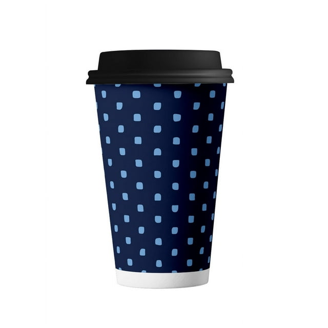 Chinet Disposable Insulated Go Coffee Comfort Cup with Lids, 16 oz, 18 ...