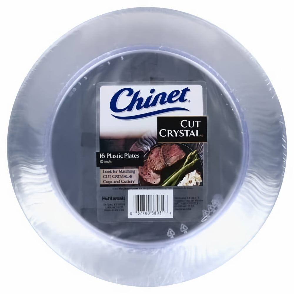Chinet Plates Plastic 10 Inch (Pack of 2) - Walmart.com
