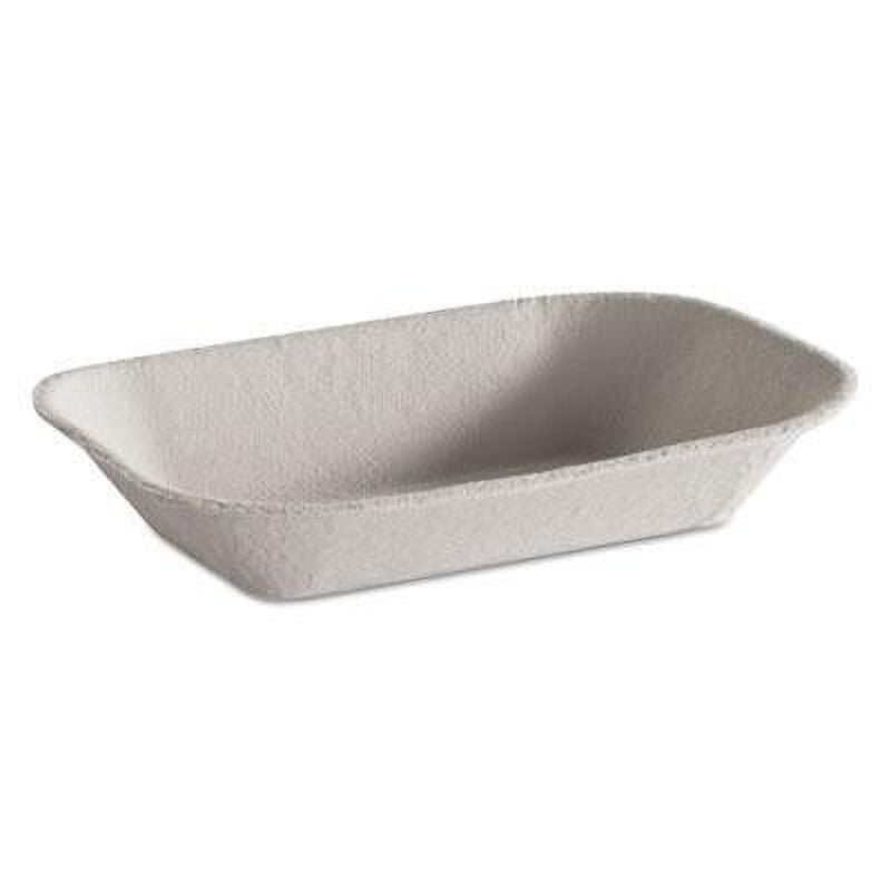 Chinet® Savaday Molded Fiber Food Tray, 1-Compartment, 5 x 7, Beige ...