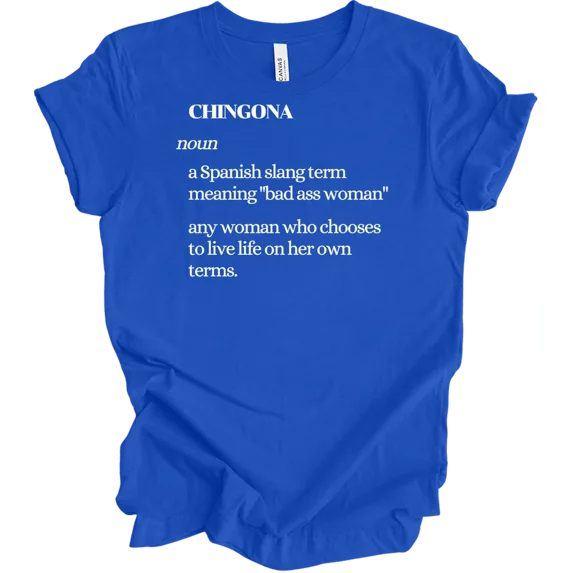 Chingona Definition - Empowerment Tee For Strong Women, Vintage T-Shirt ...
