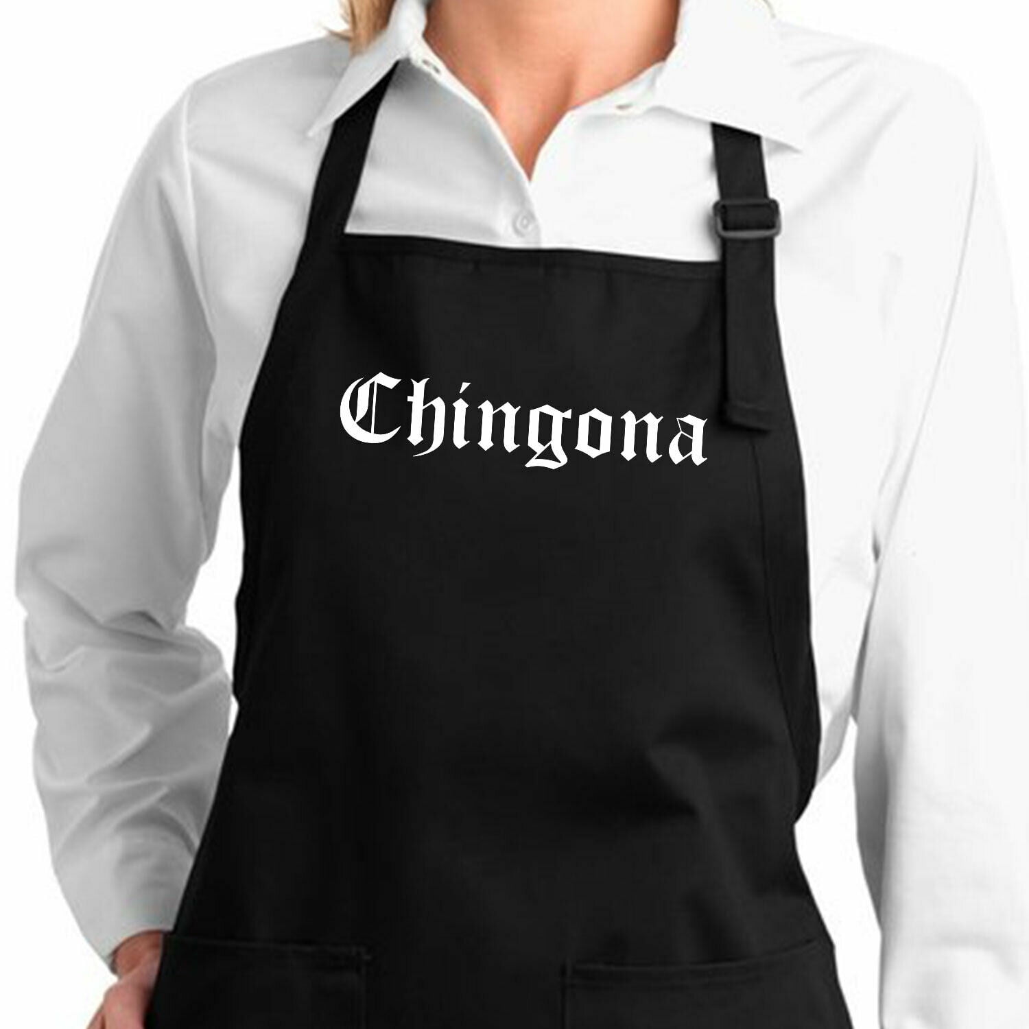 Chingona Feminist Boss Latina Chicana Mexican Hispanic Girl Power Apron ...