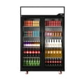 Chingoo 48'' Commercial Drink Refrigerator with Glass Door, 38 Cu.ft ...