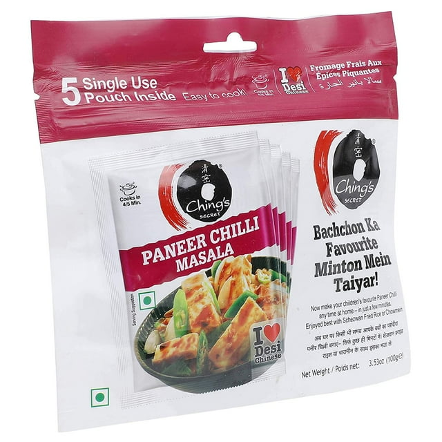 Chings Paneer Chili Masala 100g (Pack of 2) - Walmart.com