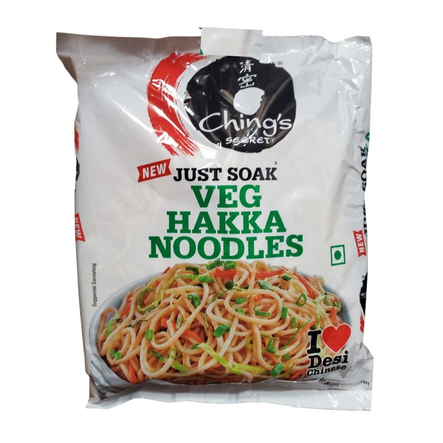 Ching's Veg Hakka Noodles, 560g, Authentic Asian Cuisine, Quick Vegetarian Stir-Fry Option ...
