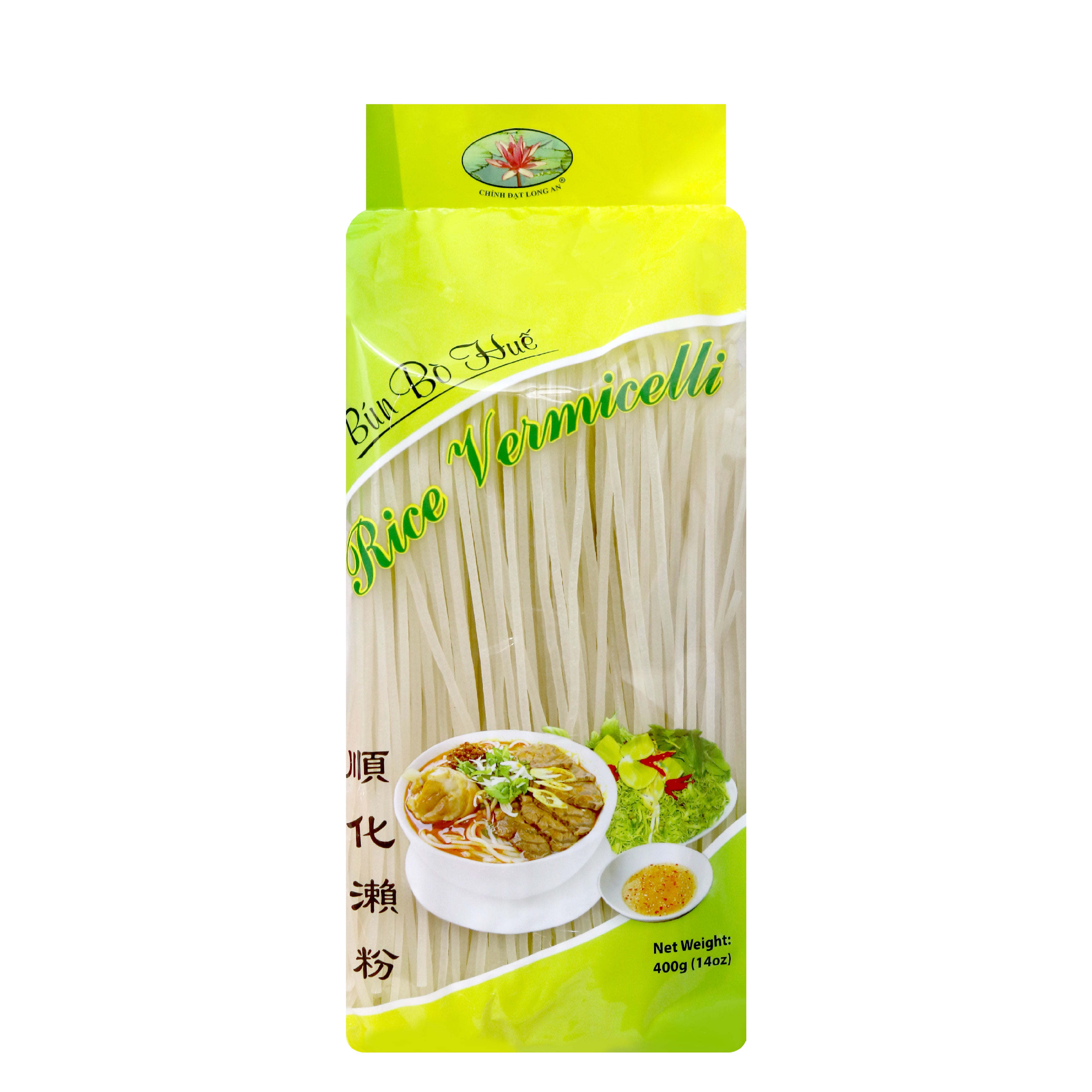 Chinh Dat Long An Rice Vermicelli Noodles, Bun Bo Hue 14 ounces (400 g ...
