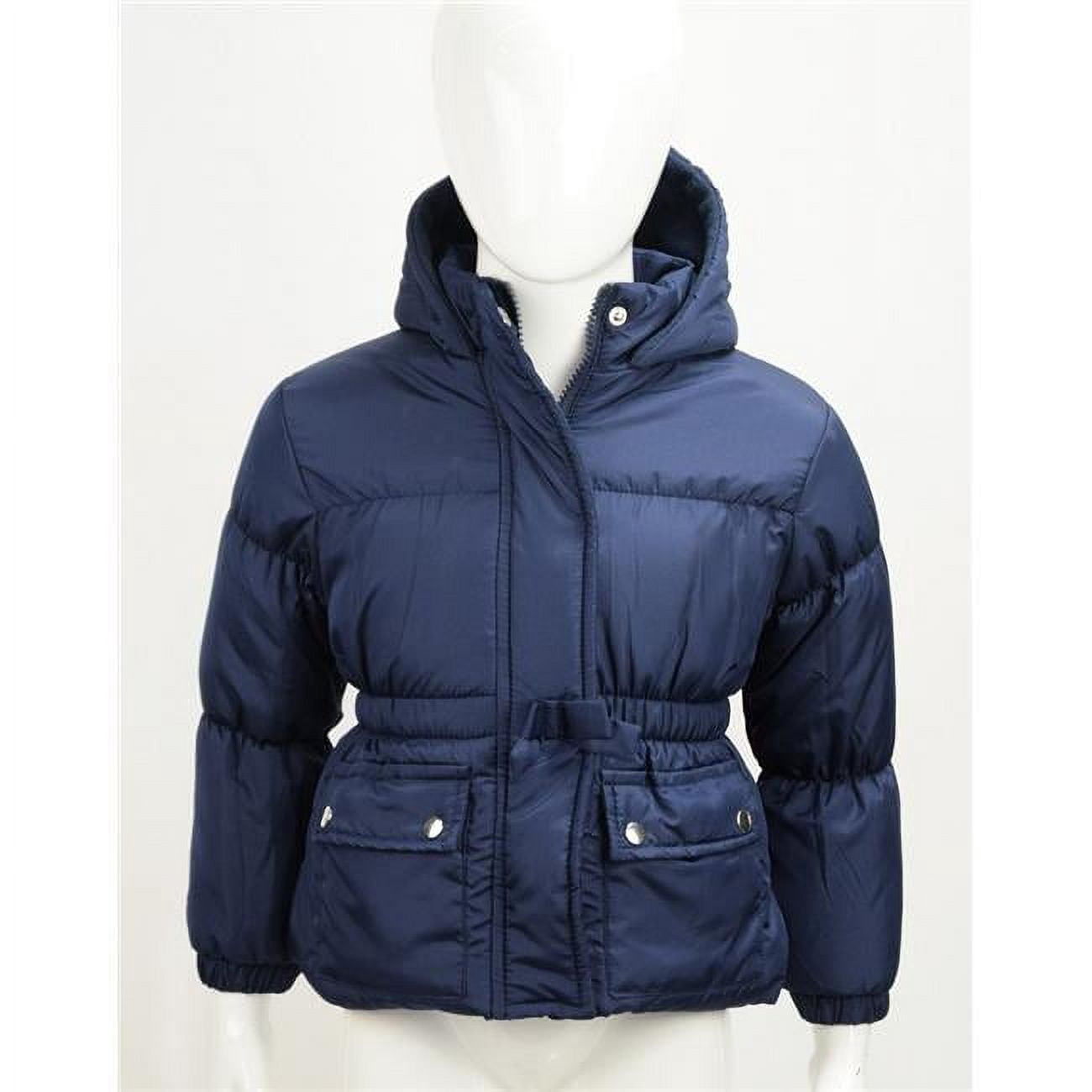 Chinky Minky 2128008 Toddler Girls Jacket with Hood & Pockets - Blue ...