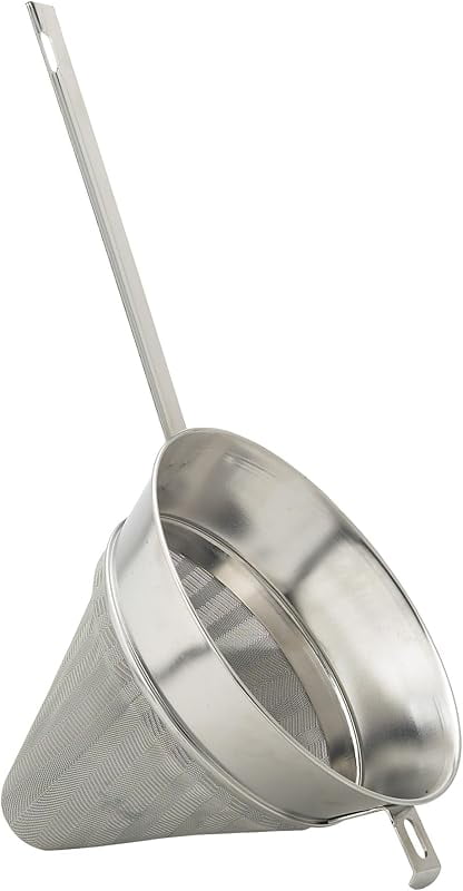 Chinois Fine-Mesh Cone-Shaped Sieve, 18/8 Stainless Steel, 7-Inch ...